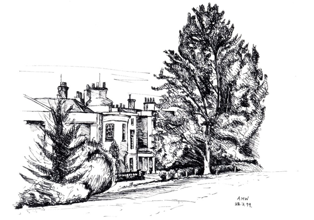 Southwest View of the Monastery - Quidenham Carmelite Monastery